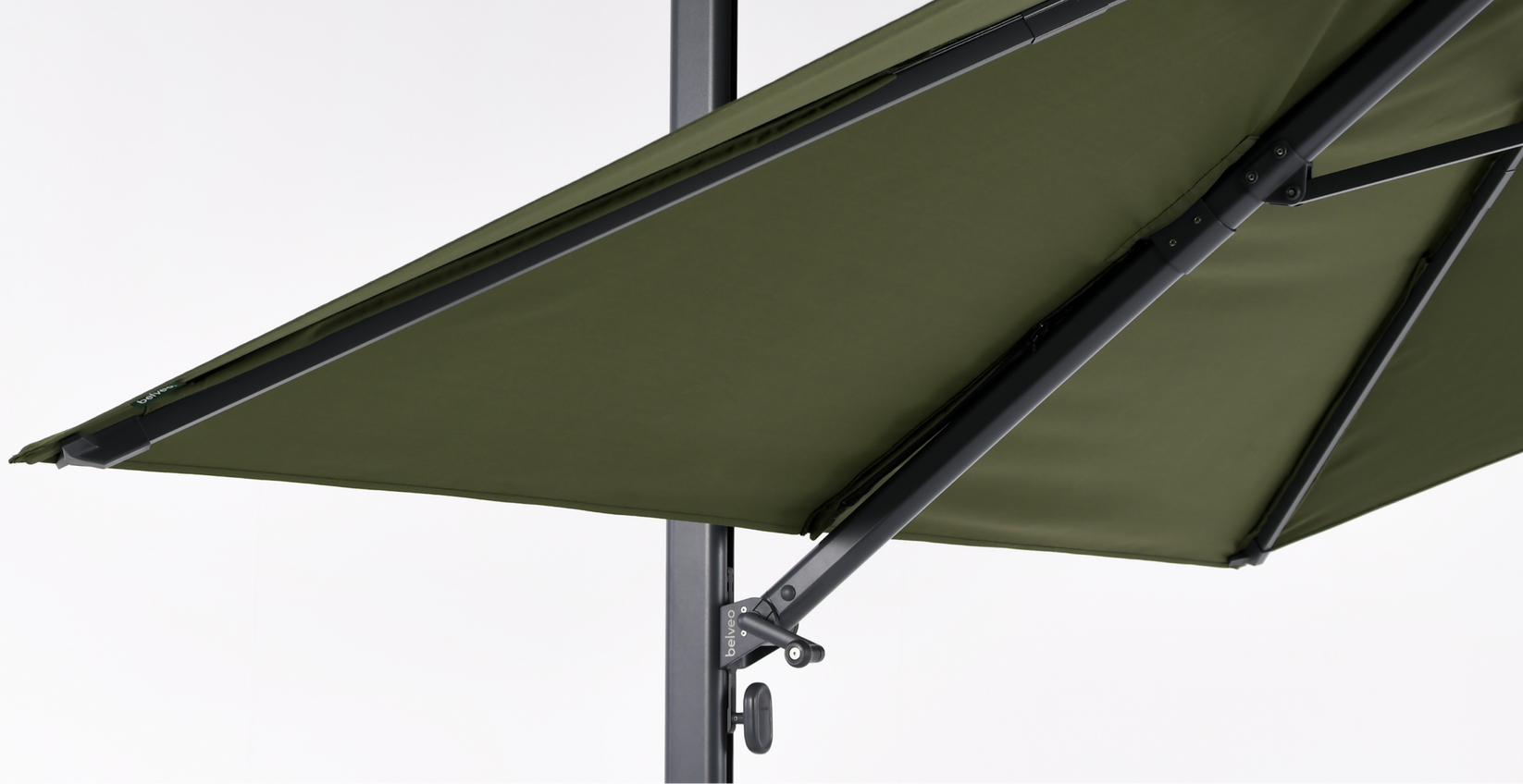 Belveo®: Durable windproof parasols - Patented system
