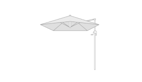 Belveo®: Durable windproof parasols - Patented system