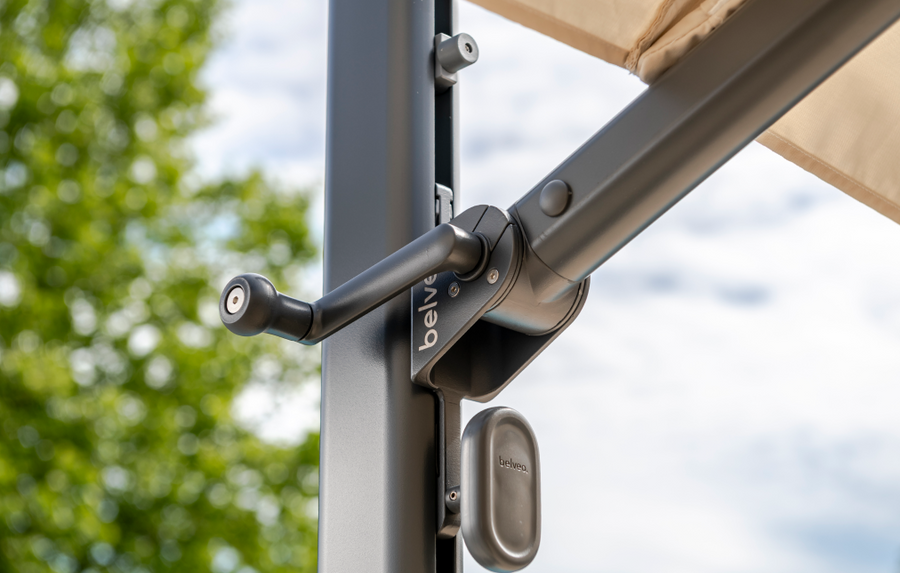 Windproof cantilever parasols: Elegance & durability - Belveo®